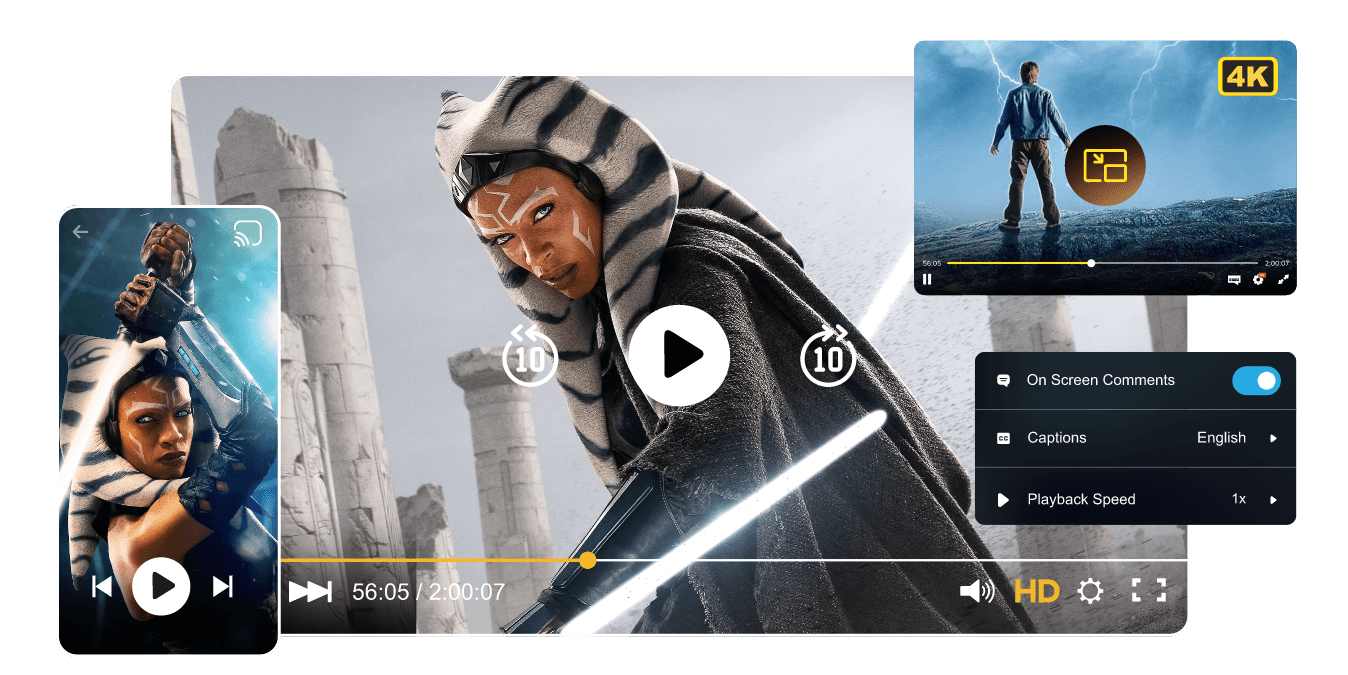 HTML5 Video Player | Streaming Player With HLS | Online Video Player
