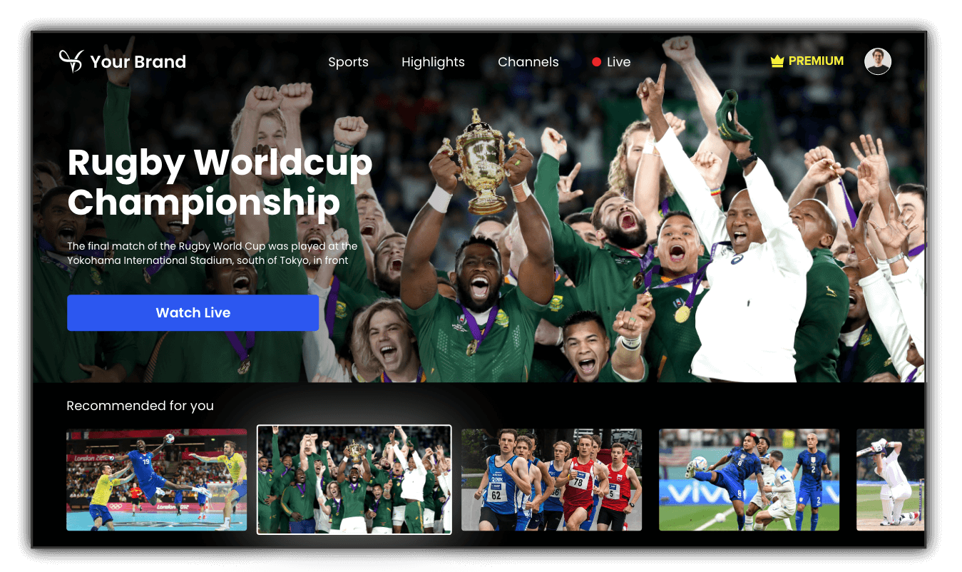 OTT Sports Platform | Sports Video Streaming Solution | Broadcast Live ...