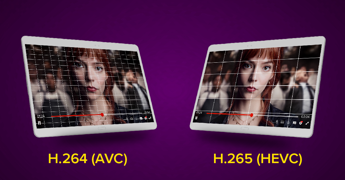 A Comparison Between h264 vs h265 Video Codec & Its Benefits A Comparison Between h264 vs h265 Video Codec & Its Benefits