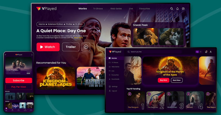 Top 10+ OTT App Builders to Create Mobile & Smart TV Apps